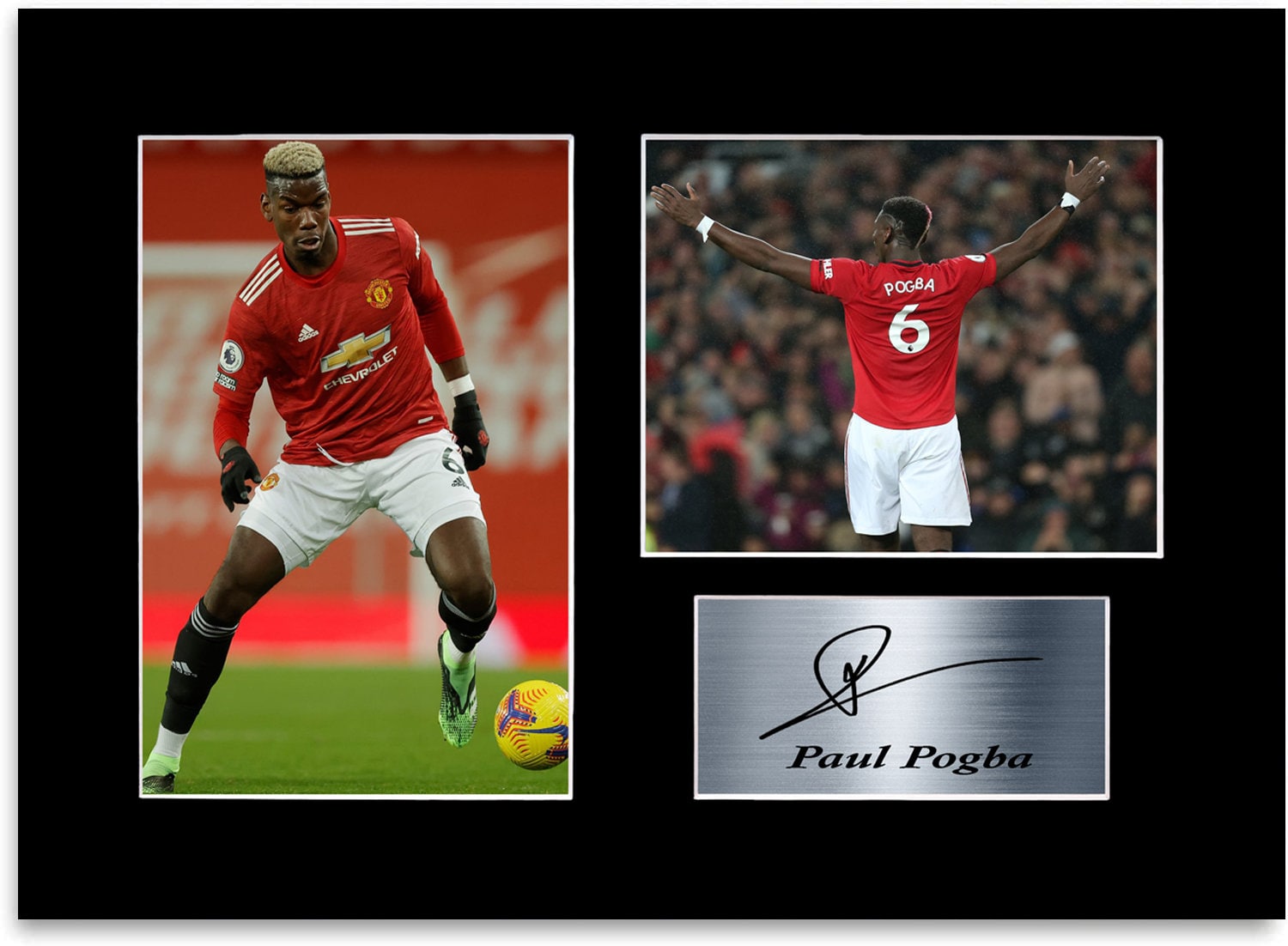 Moderne Mode Zlatan Ibrahimović & Paul Poga Manchester United FC Man ...