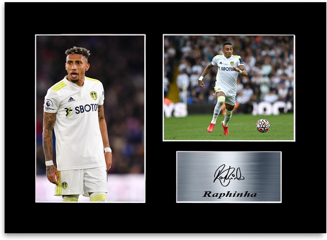 Raphinha Signiertes Geschenk Autogramm Poster für Fußball-Fans und ...