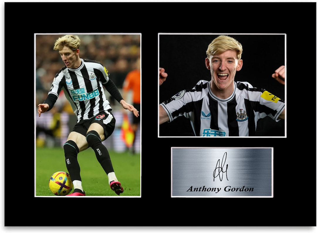 Anthony Gordon Football Player Signed Printed Gifts Autograph Poster ...