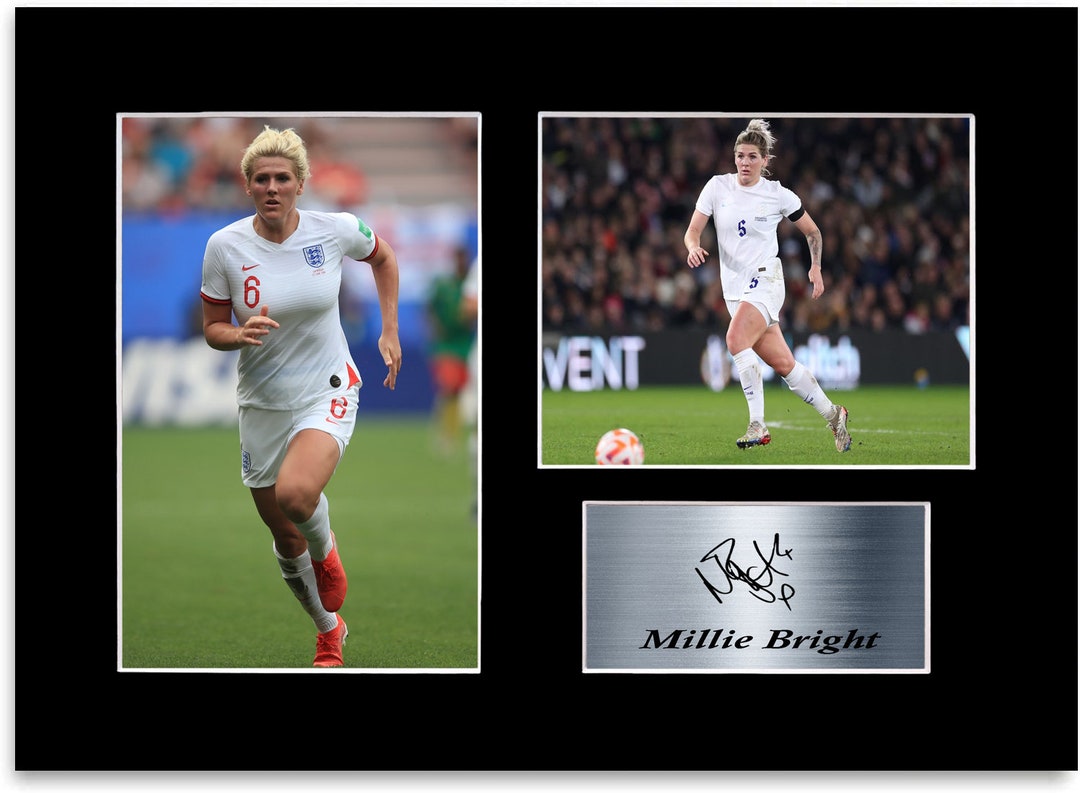 Millie Bright Football Player Signed Printed Gifts Autograph Poster for ...
