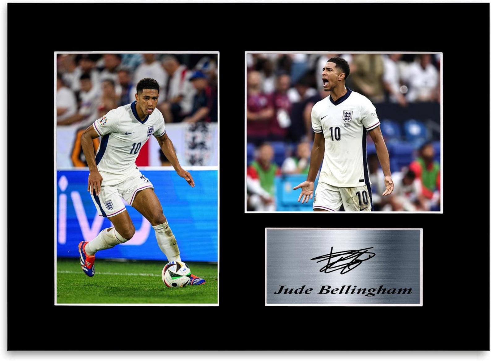 Jude Bellingham England 2024 Signed Printed Gifts Autograph Poster for ...