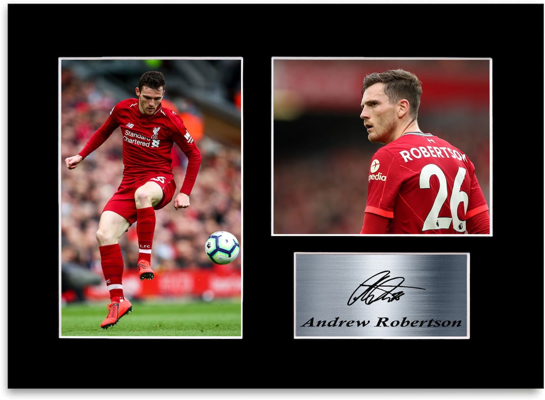 Andy Robertson Liverpool Football Player Signed Printed Gifts Autograph ...