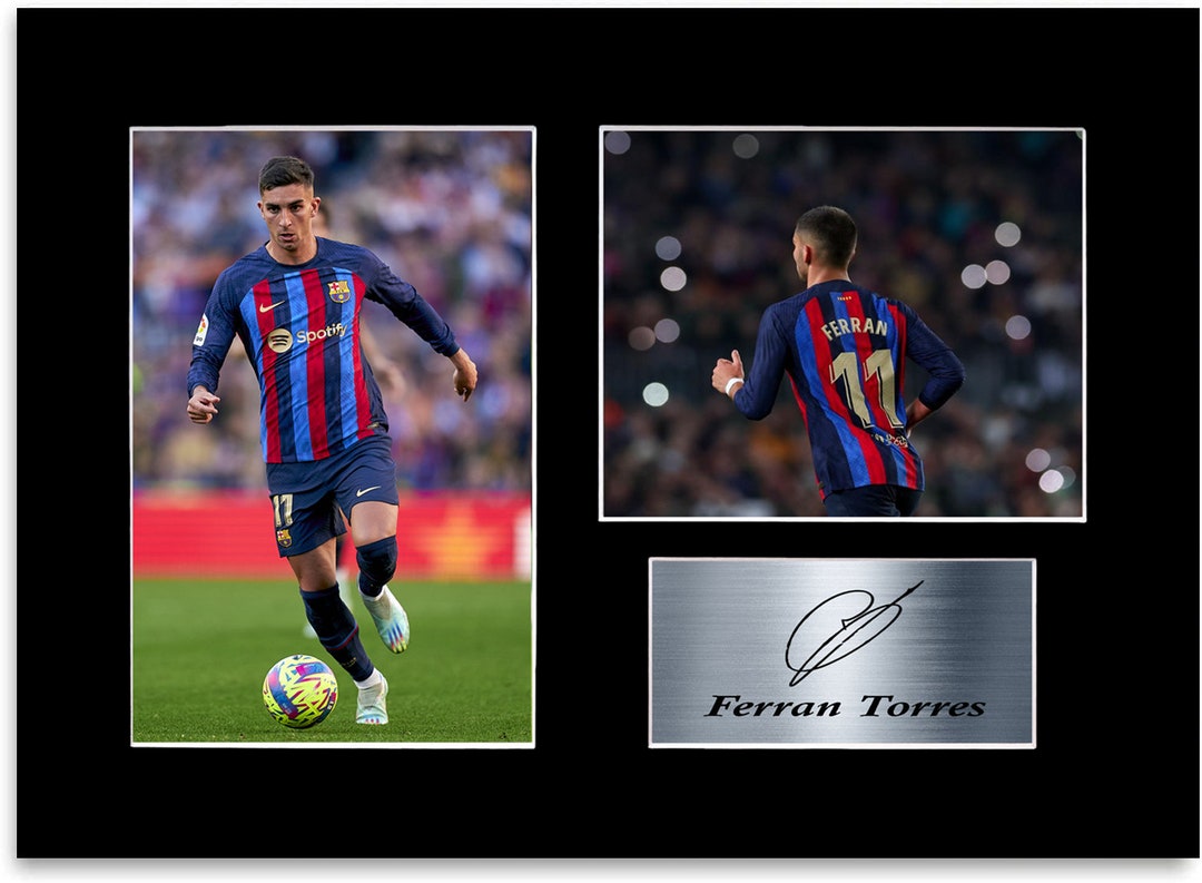 Ferran Torres Signed Printed Gifts Autograph Poster for Football Fans ...