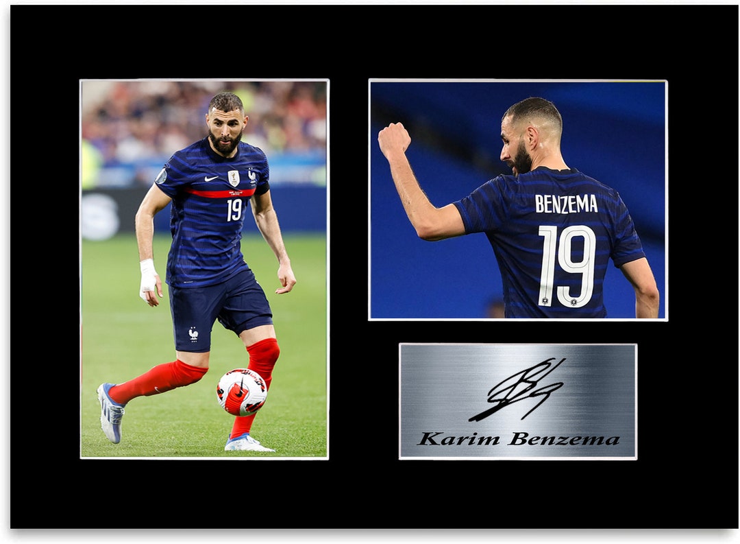 Karim Benzema France Football Player Signed Printed Gifts Autograph ...