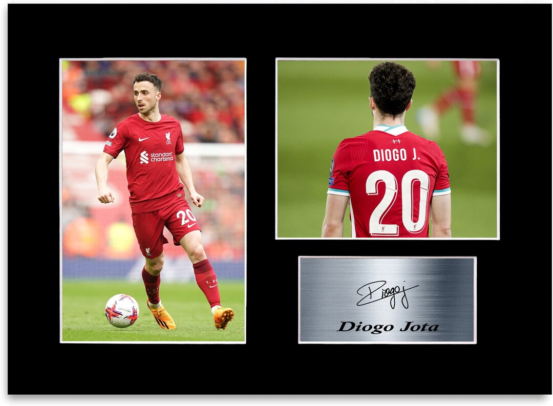 Diogo Jota Liverpool Football Player Signed Printed Gifts Autograph ...