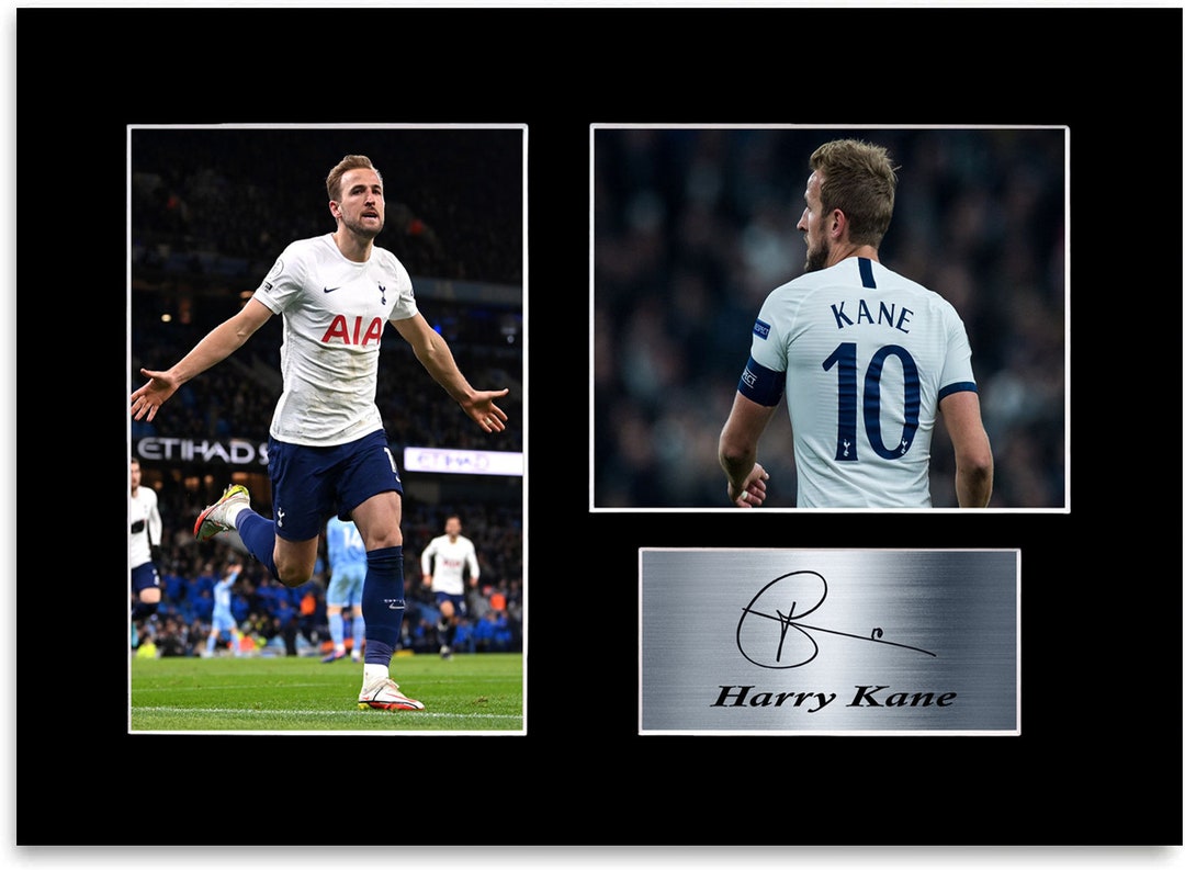 Harry Kane Tottenham Autogramm Poster für Fußballfans und Unterstützer ...