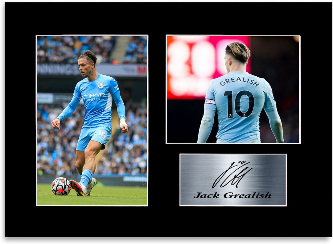 Jack Grealish Man City Signed Printed Gifts Autograph Poster for ...