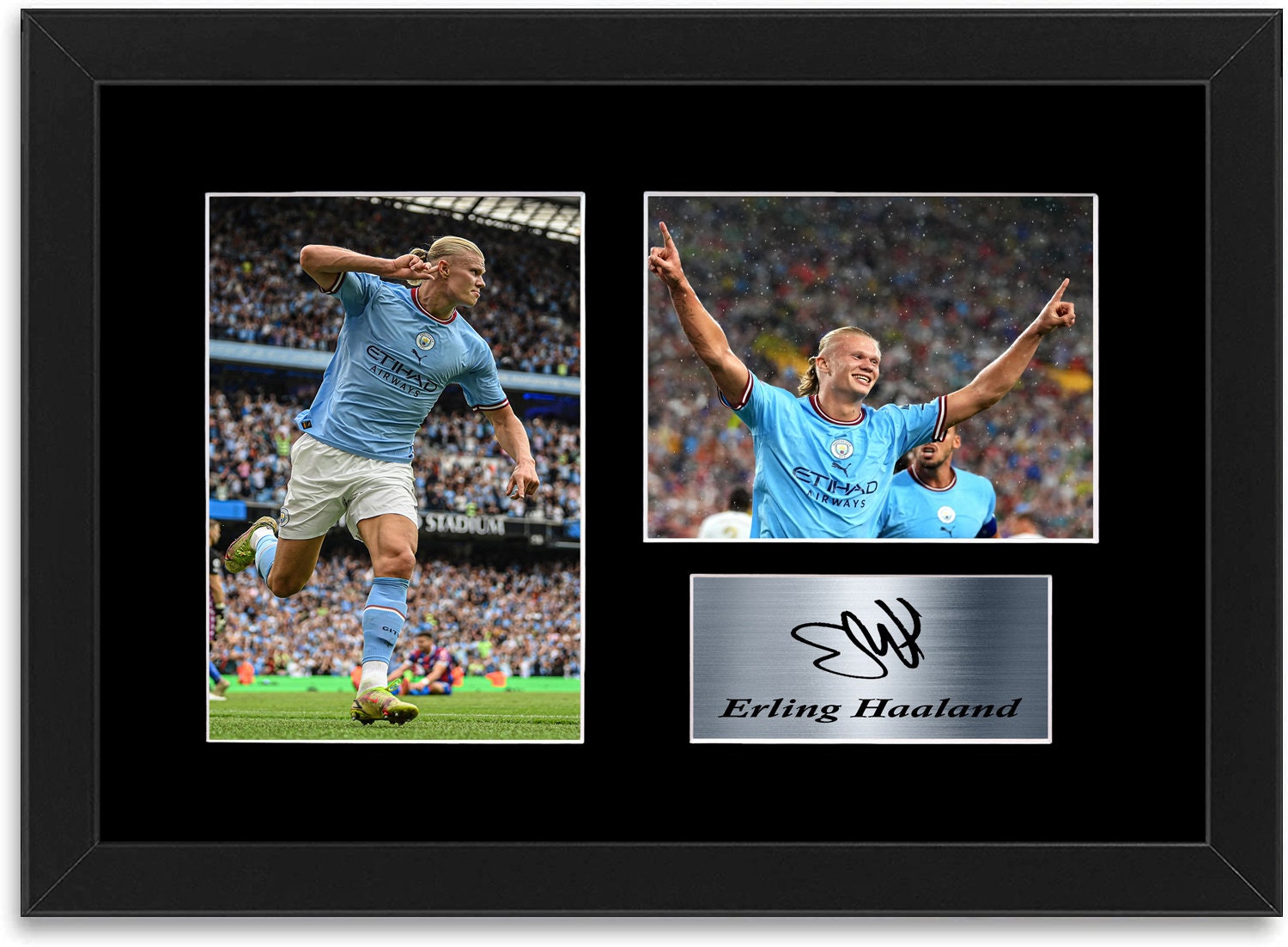 Erling Haaland Man City Signed Printed Gifts Autograph Poster for ...