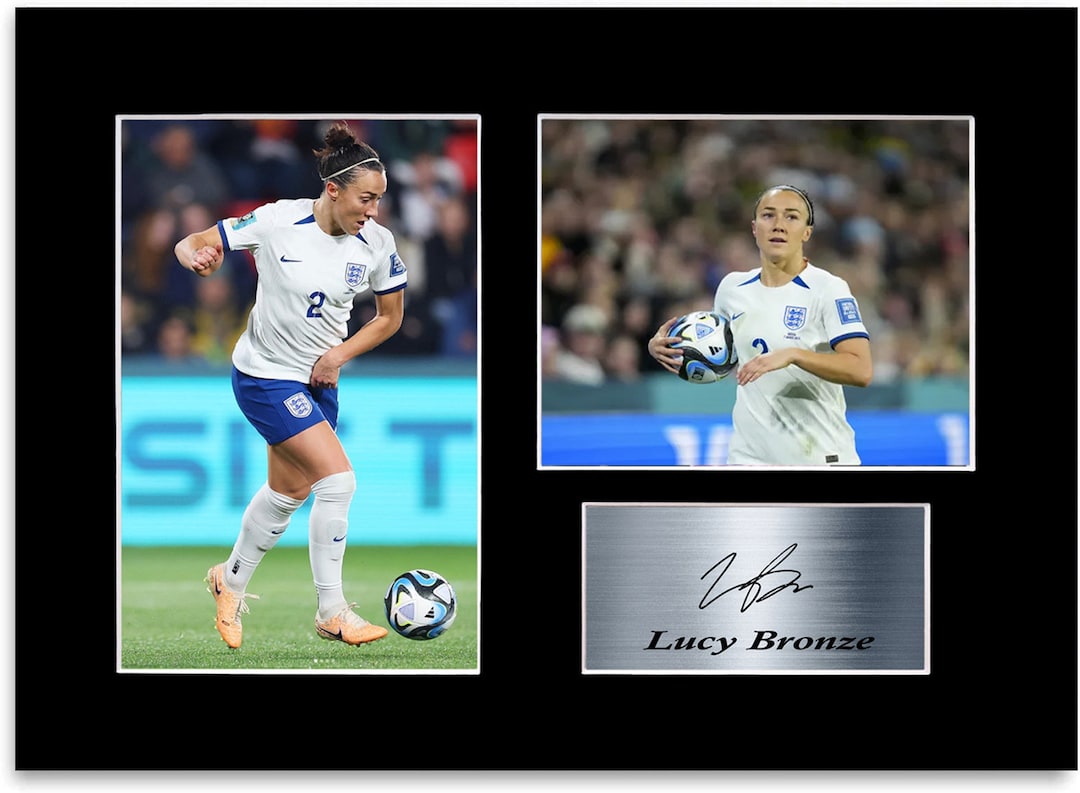 Lucy Bronze Football Player Signed Printed Gifts Autograph Poster for ...