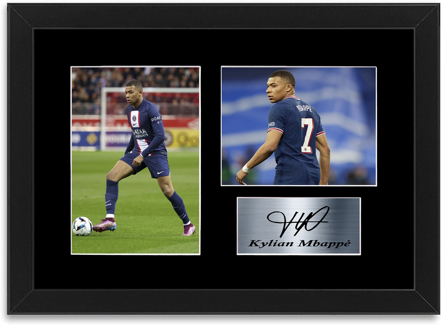 Kylian Mbappe France Football Player Signed Printed Gifts Autograph ...