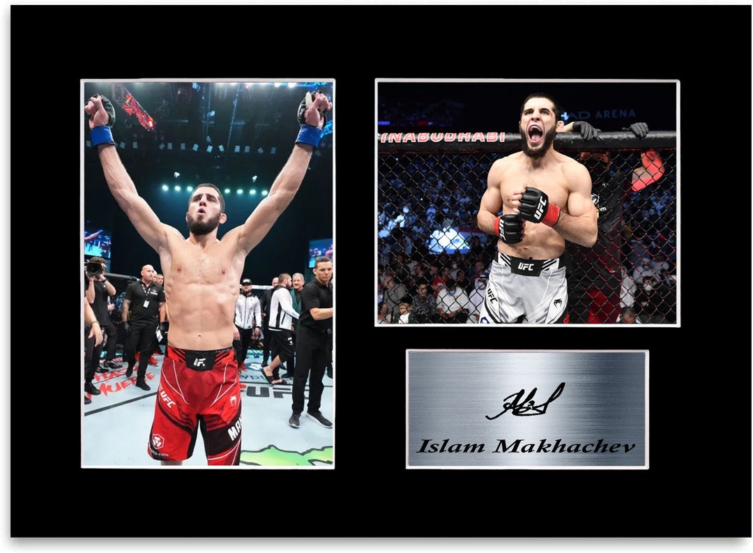 Islam Makhachev MMA Fighter Champion Signed Printed Gifts Autograph ...