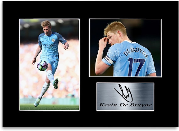 Kevin De Bruyne Man City Signed Printed Gifts Autograph Poster - Etsy