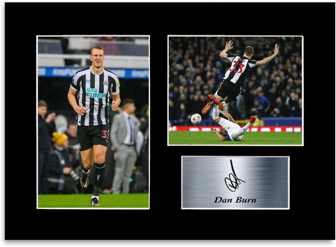 Dan Burn Football Player Signed Printed Gifts Autograph Poster for ...