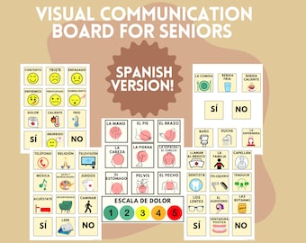 Senior Adult/geriatric Communication Board for Non - Etsy