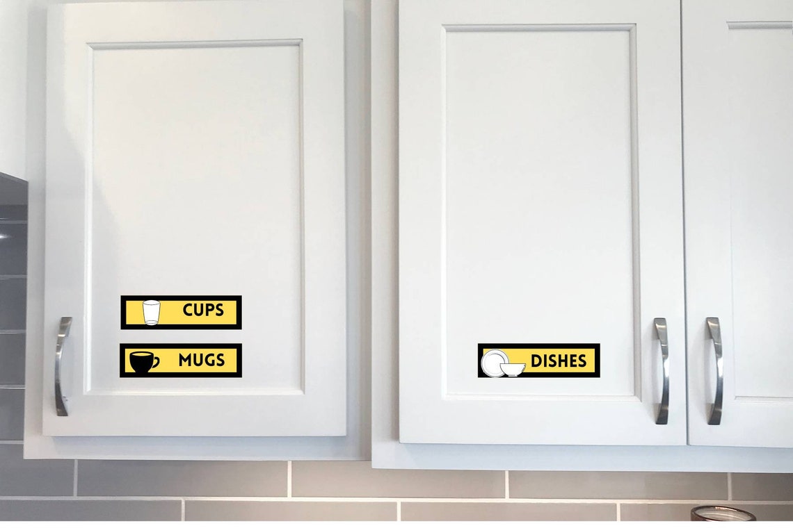 Yellow Printable Household Memory Labels for Dementia/memory Loss ...