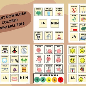 German Senior Adult/geriatric Communication Board for Non Verbal ...