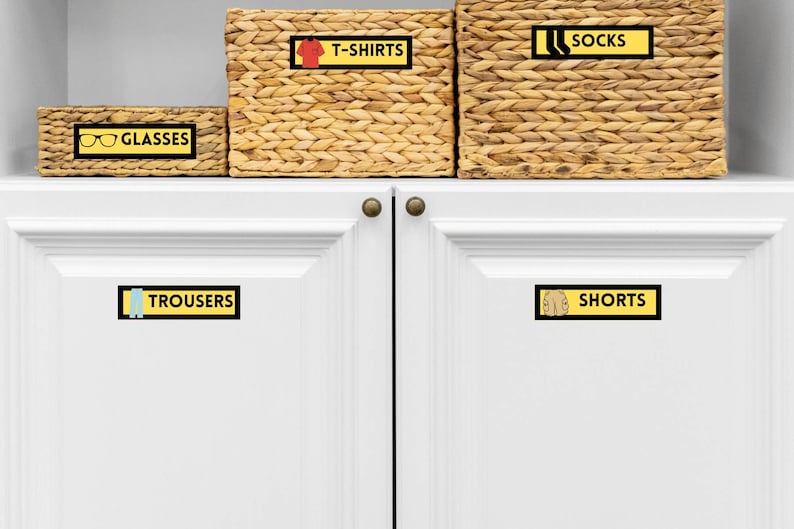 Yellow Printable Household Memory Labels for Dementia/memory Loss ...