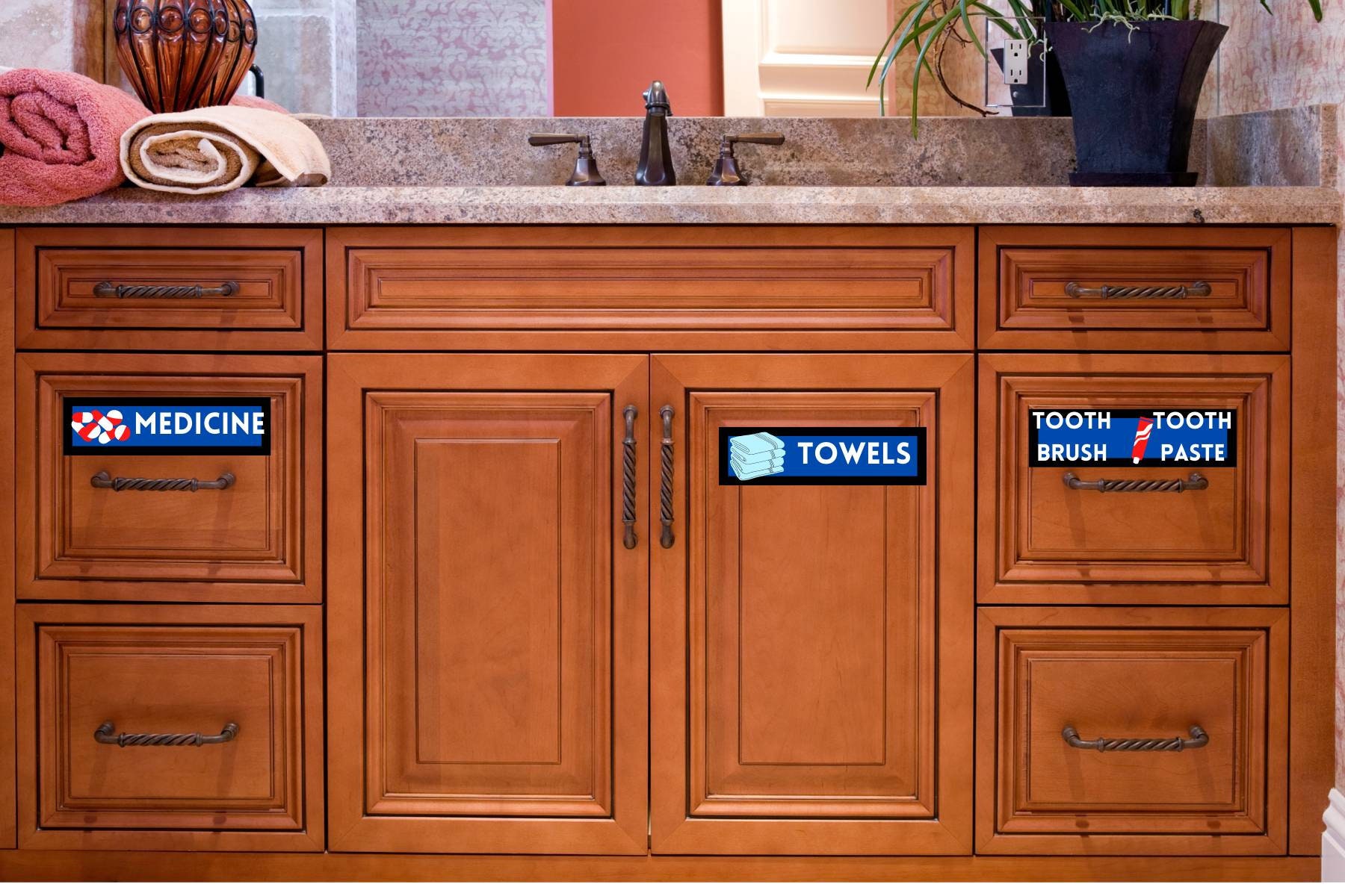 Blue Printable Household Memory Labels for Dementia/memory Loss ...