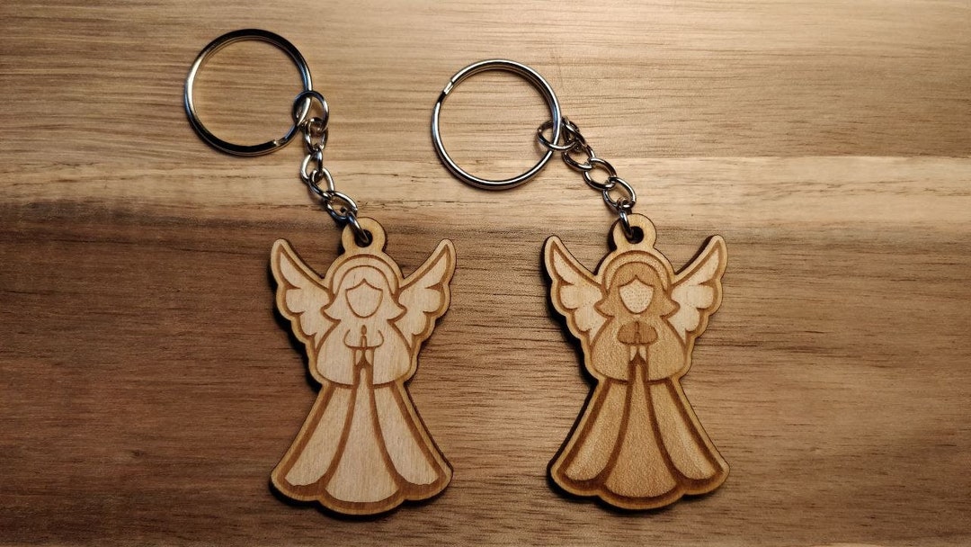 Angel Keychain and Ornament X2, Digital File, Laser Cut File, Svg, Pdf ...