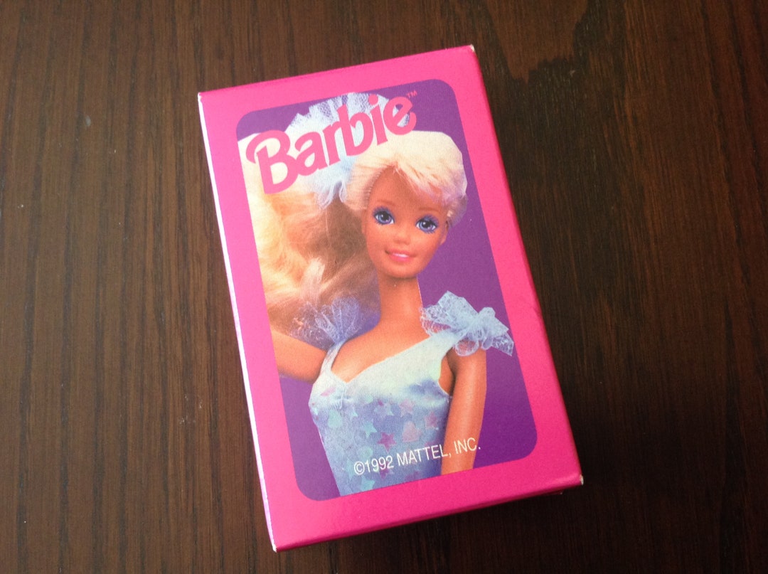 Vintage 1992 BARBIE Playing Cards - Etsy