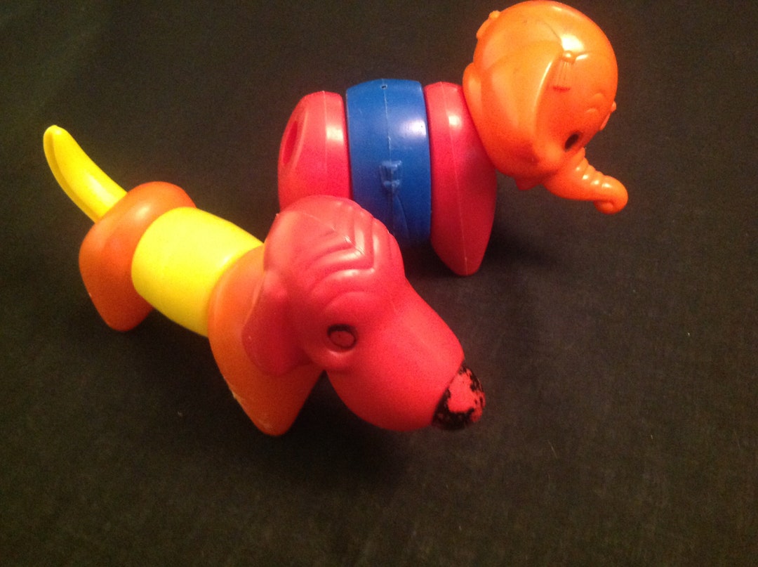 Tupperware Mix and Match Animals, Dog & Elephant - Etsy