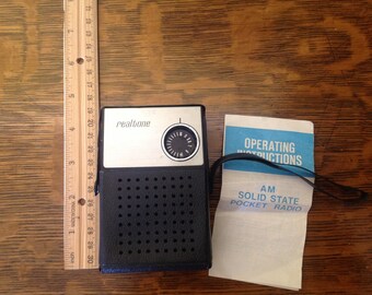 General Electric Solid State Vintage Radio - Etsy
