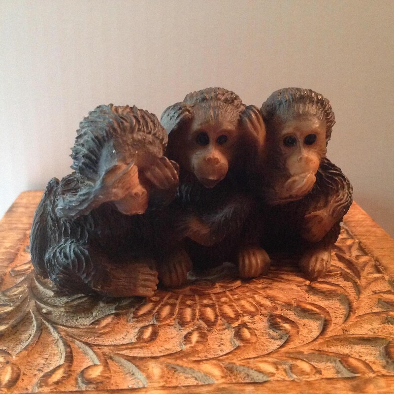 3 Wise Monkeys - Etsy