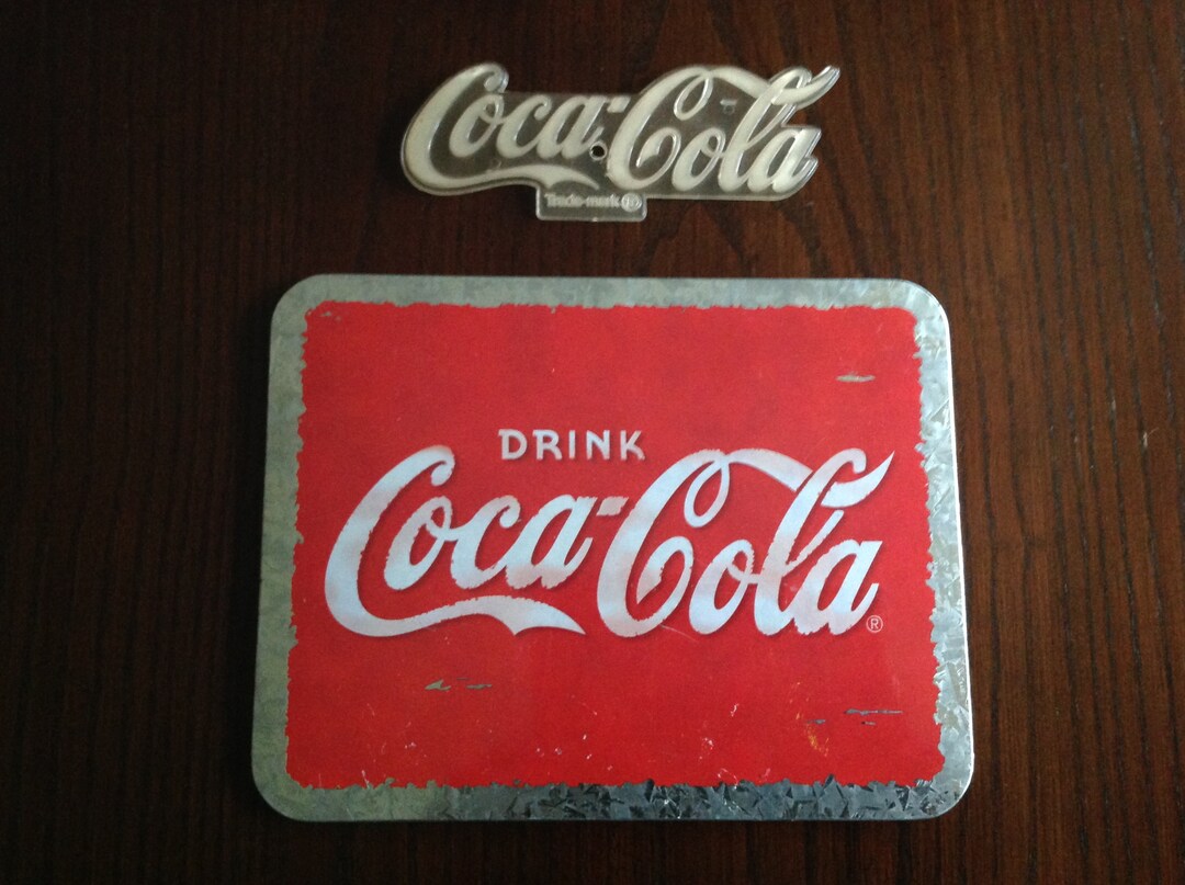 2 Coca-cola Wall COKE Signs - Etsy