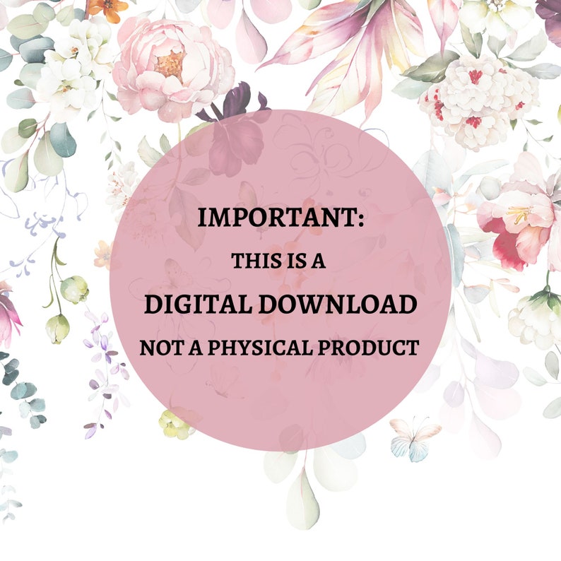 Watercolor Wildflower Field Printable | Colorful Flower Garden Wall Art ...