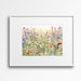 Watercolor Wildflower Field Printable | Colorful Flower Garden Wall Art ...