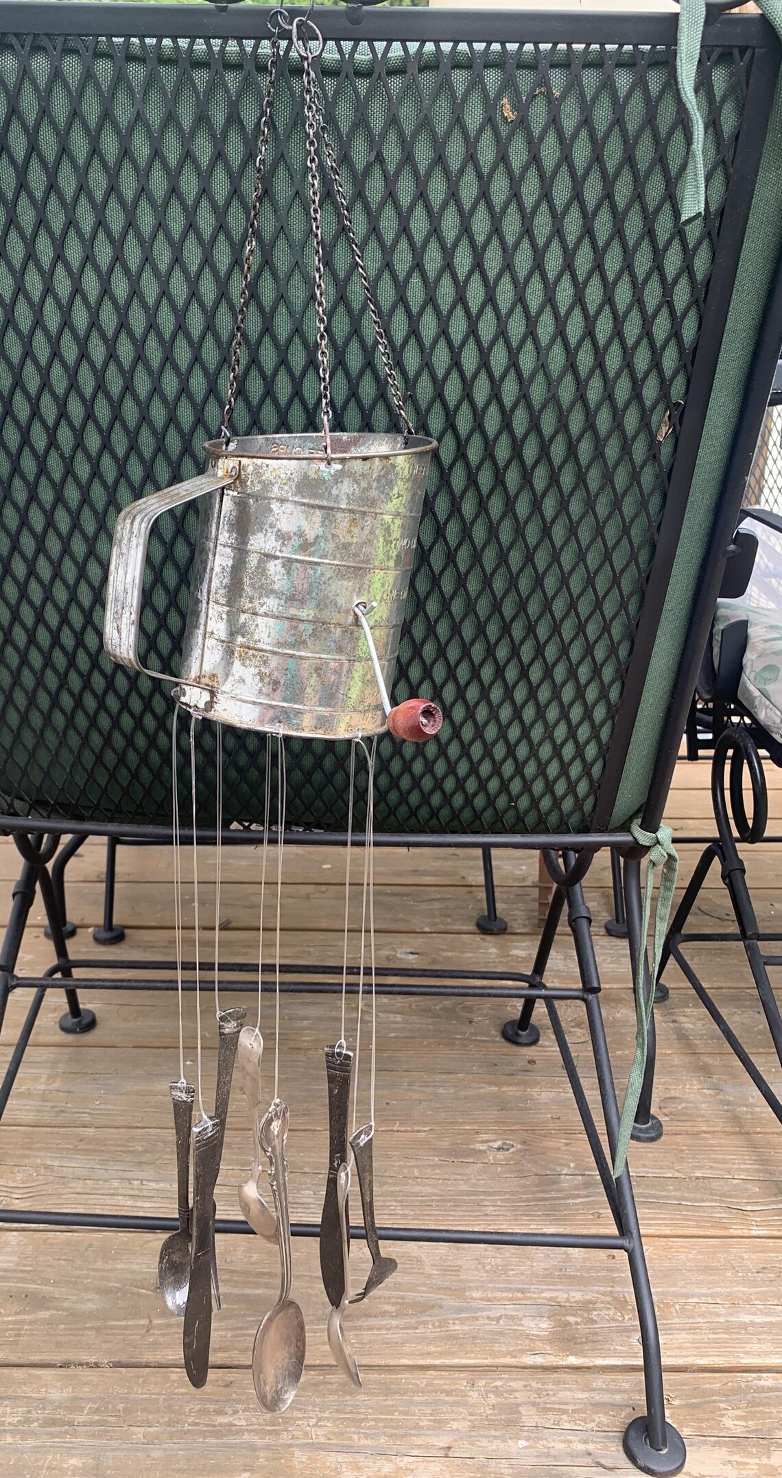 Metal, Antique, Wind Chimes, Rustic, Yard, - Etsy