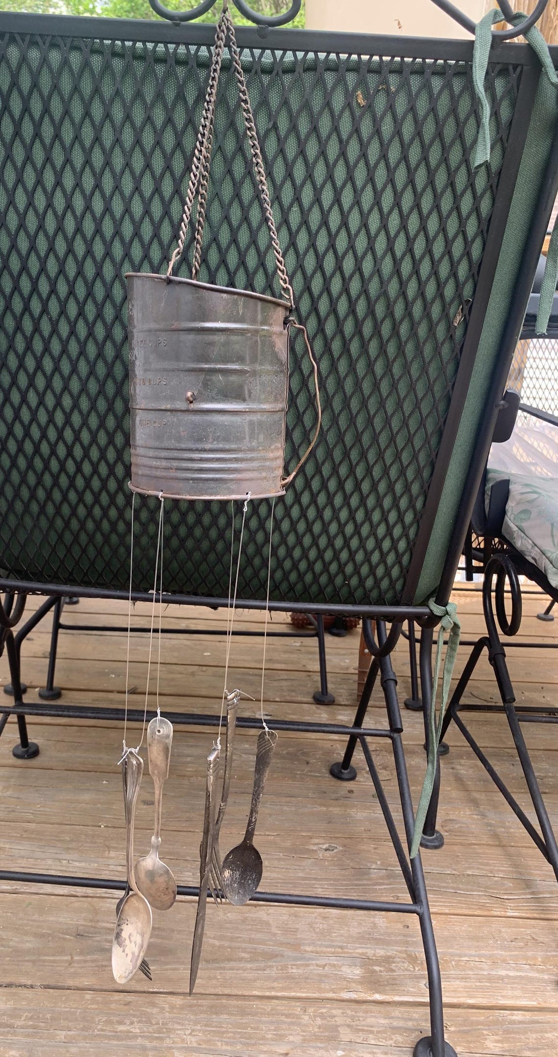 Metal, Antique, Wind Chimes, Rustic, Yard, - Etsy