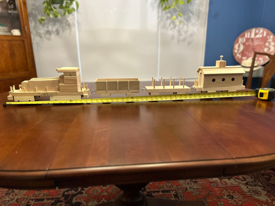 Wooden Diesel Engine Train. - Etsy