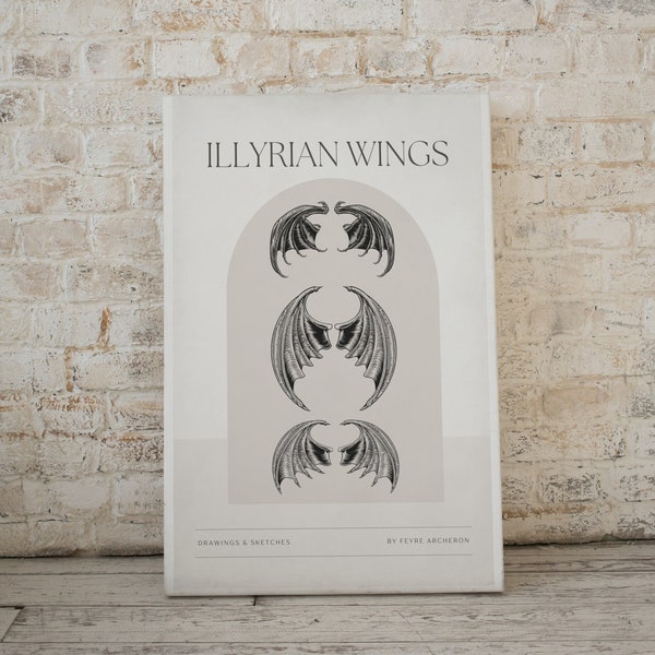 Acotar Bat Boys Illyrian Wings Svg - Etsy