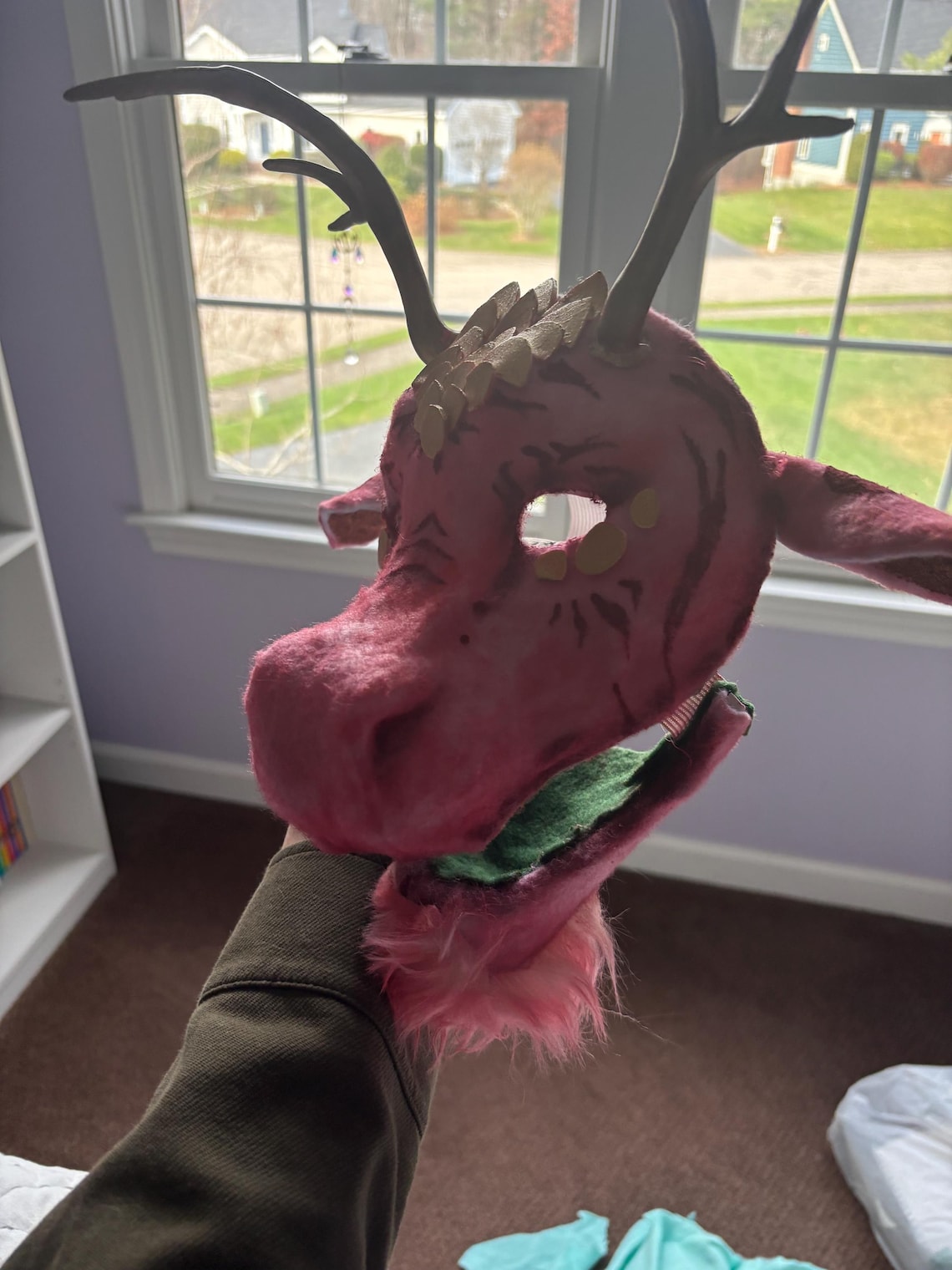 Sakura Eastern Dragon Mask for Costumes Fursuits or Therians - Etsy