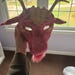 Sakura Eastern Dragon Mask for Costumes Fursuits or Therians - Etsy
