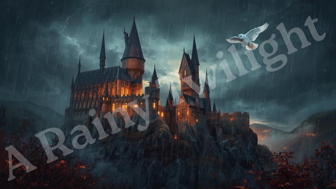 Wizard School Screensaver | Magical Castle Screensaver | Cozy Wallpaper ...