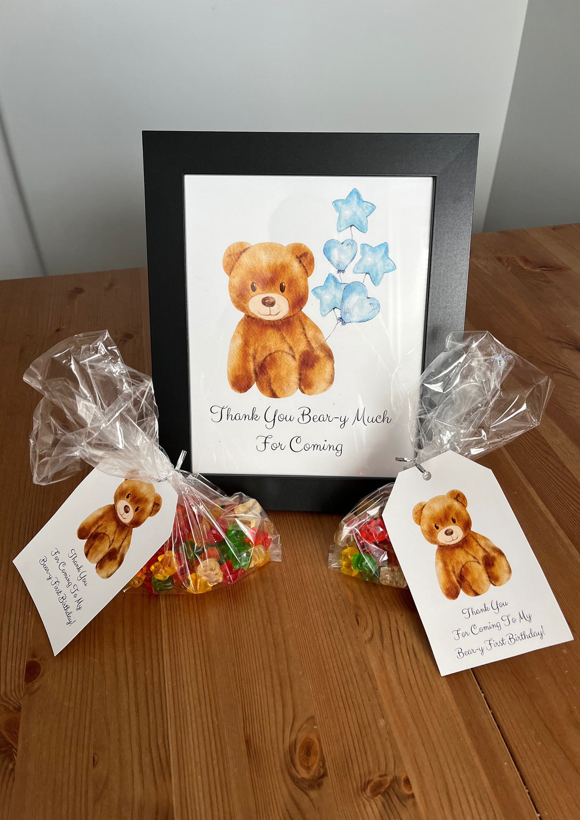 Beary First Birthday Printable Bundle Bear Themed Instant - Etsy