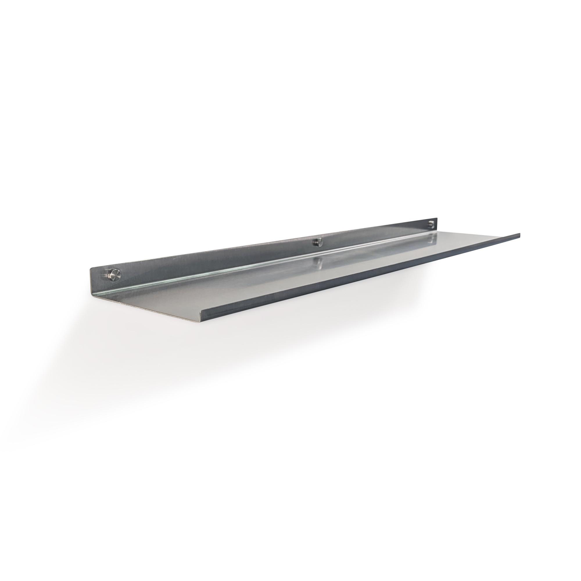 Simple Custom Shelf With Lip - Stainless Steel Finish - Etsy