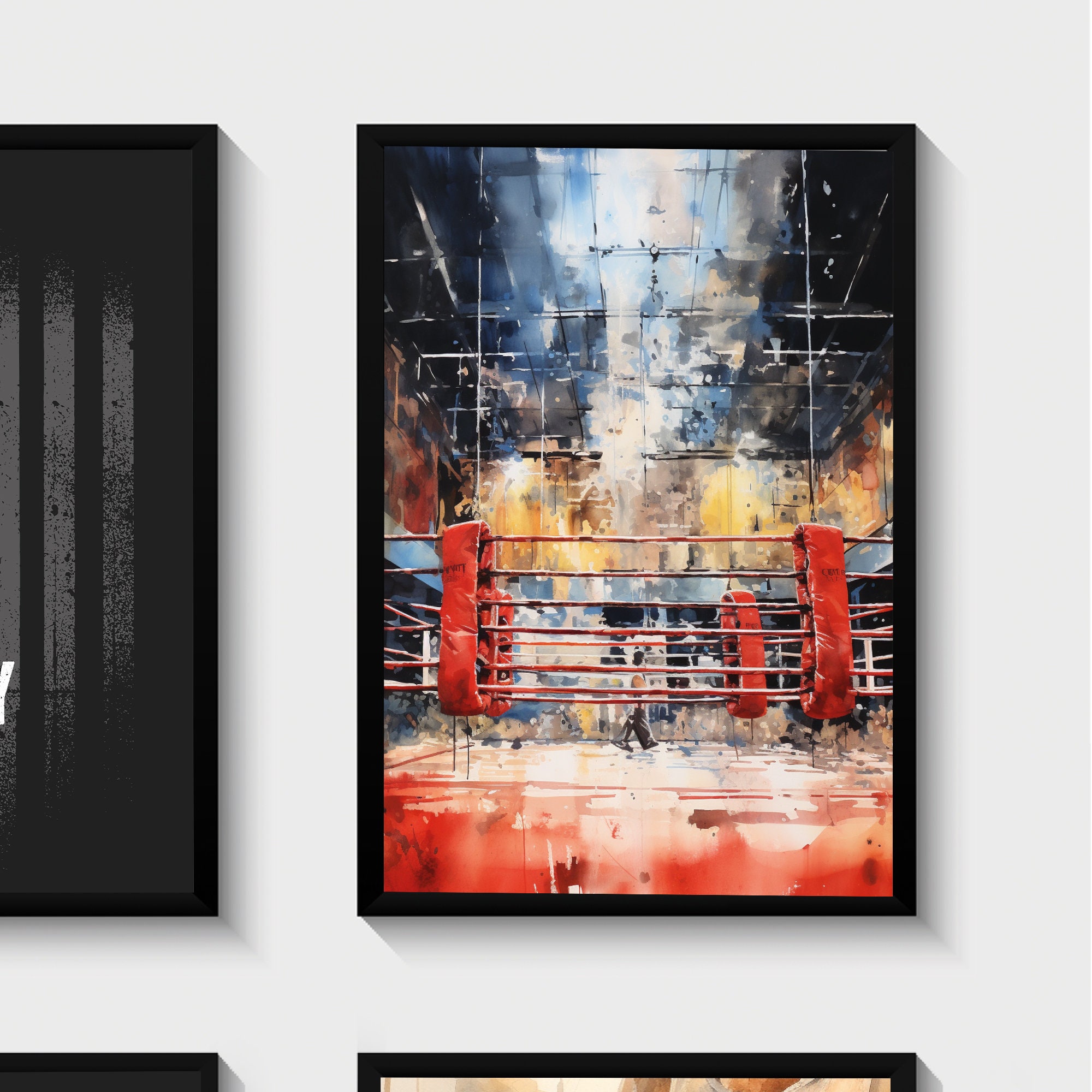 Boxing Prints Set of 6 Boxing Print Boxing Posters Teen - Etsy