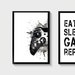 Gaming Prints Set, Gaming Poster, Gaming Wall Art, Gaming Room Decor ...