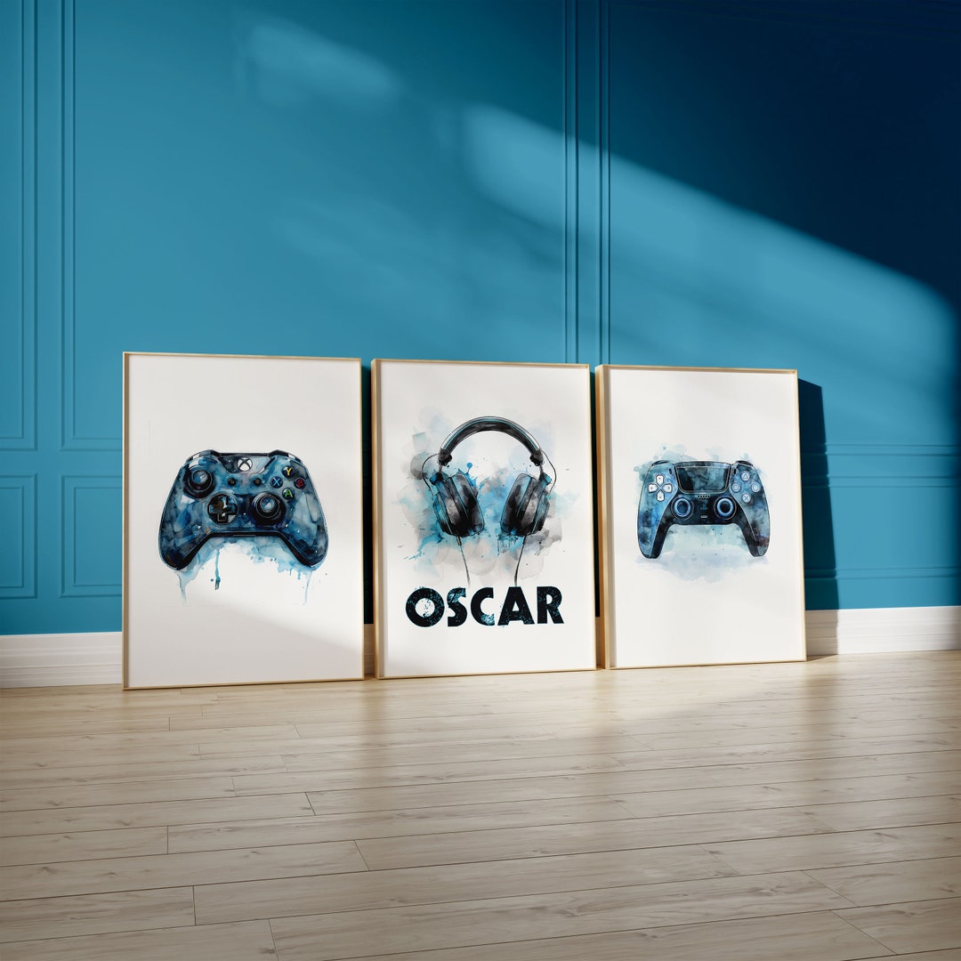 Personalised Gaming Prints, Games Poster, Gaming Room Decor, Gaming ...
