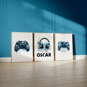 Personalised Gaming Prints, Games Poster, Gaming Room Decor, Gaming ...