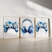 Gaming Print, Gaming Poster Set, Gaming Wall Art Set of 3, Gaming Room ...