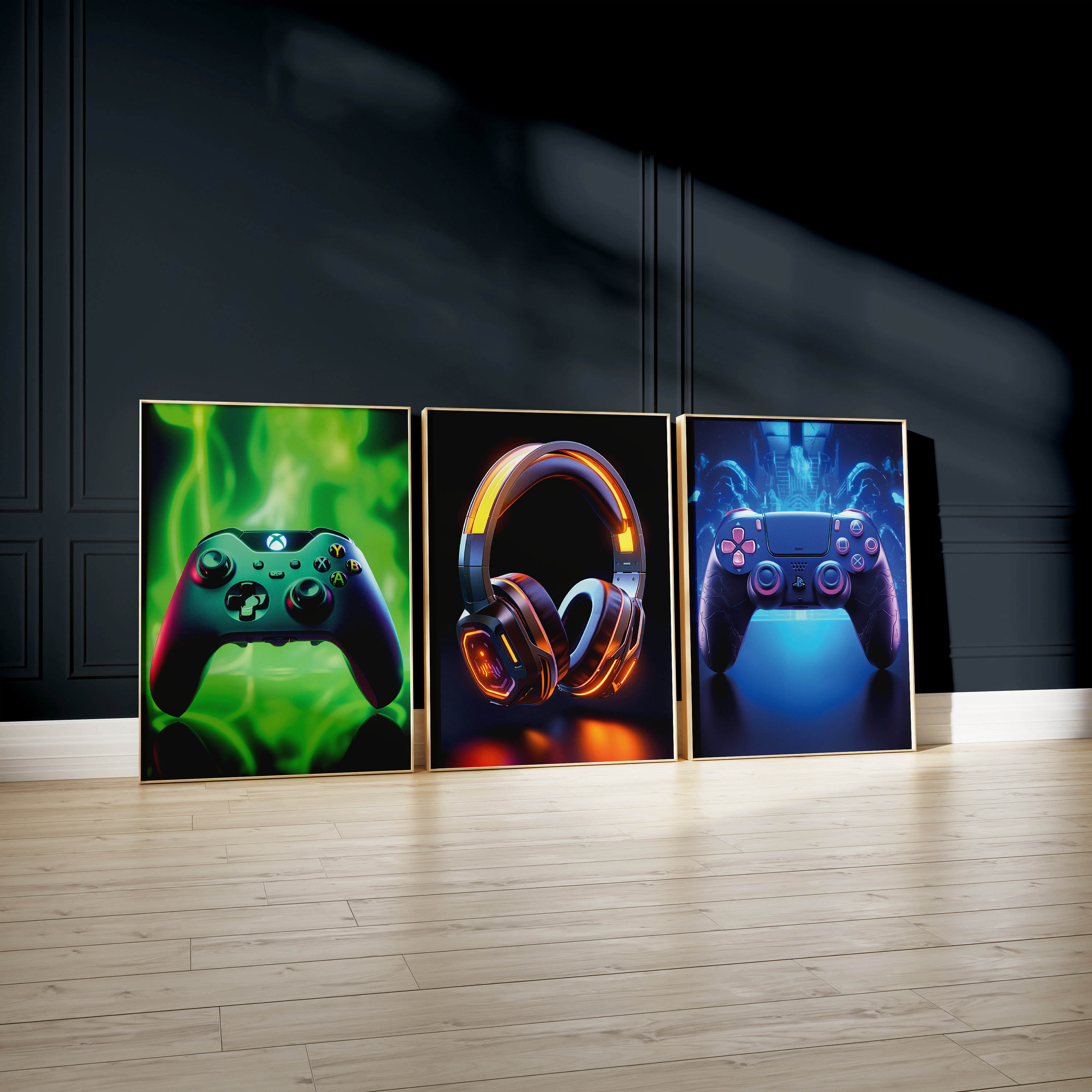 Gaming A3 Prints, Gamer Posters, Gaming Wall Art, Digital Download Set ...
