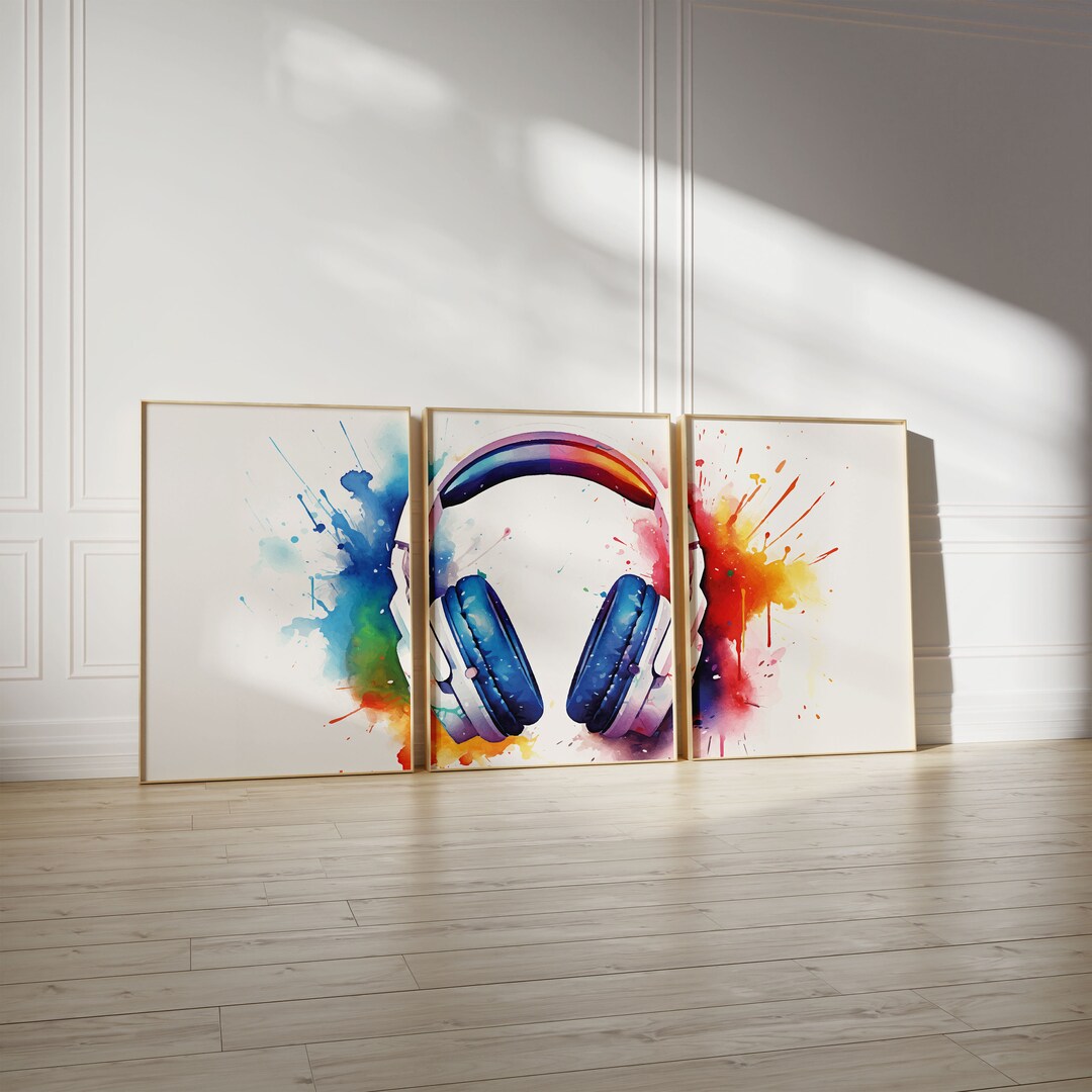 Gaming Wall Art Digital Art Set of 3 Gaming Prints Gift for Boys Gamer ...