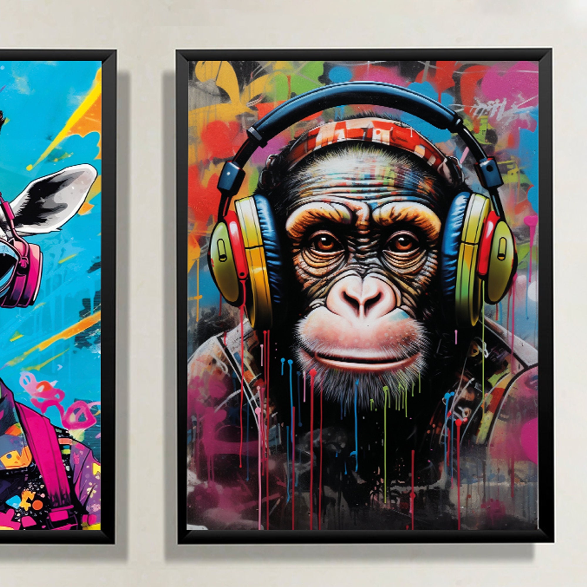 Set of 12 Gaming Animal Prints, Gaming A4 Posters, Gaming Wall Art ...
