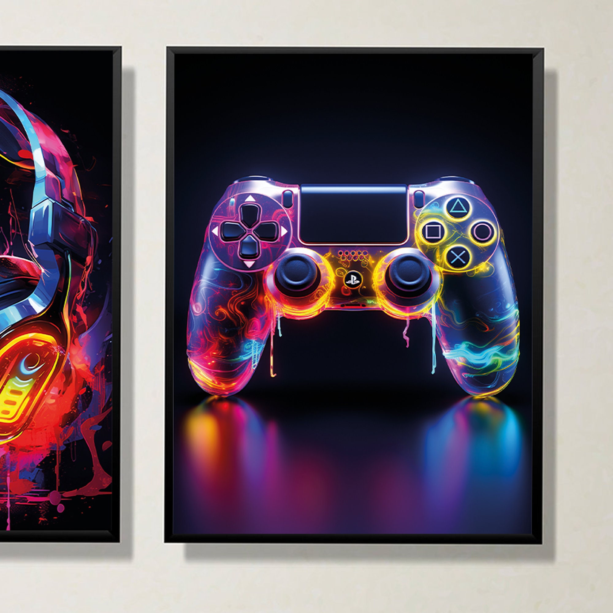 Gaming Wall Art, Set of 6 Gaming Prints, Gaming Room Decor, Boys ...