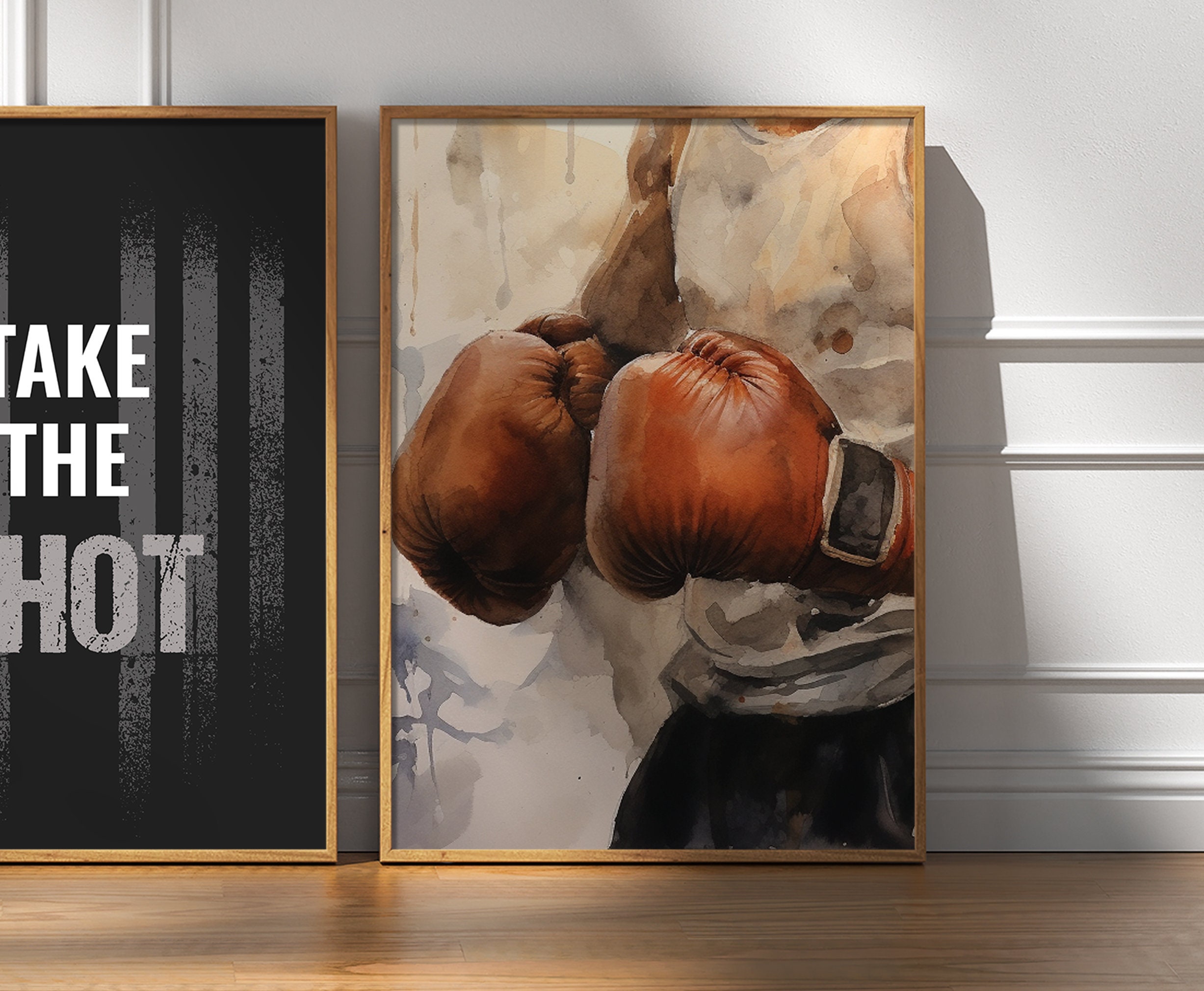 Boxing Posters, Boxing Print Set of 3, Boxing Wall Art, Digital ...