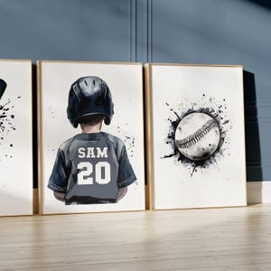 Personalized Baseball Posters, Personalized Baseball Prints, Custom ...